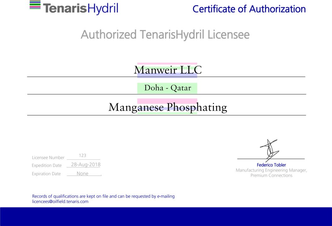 Quality - Manweir WLL